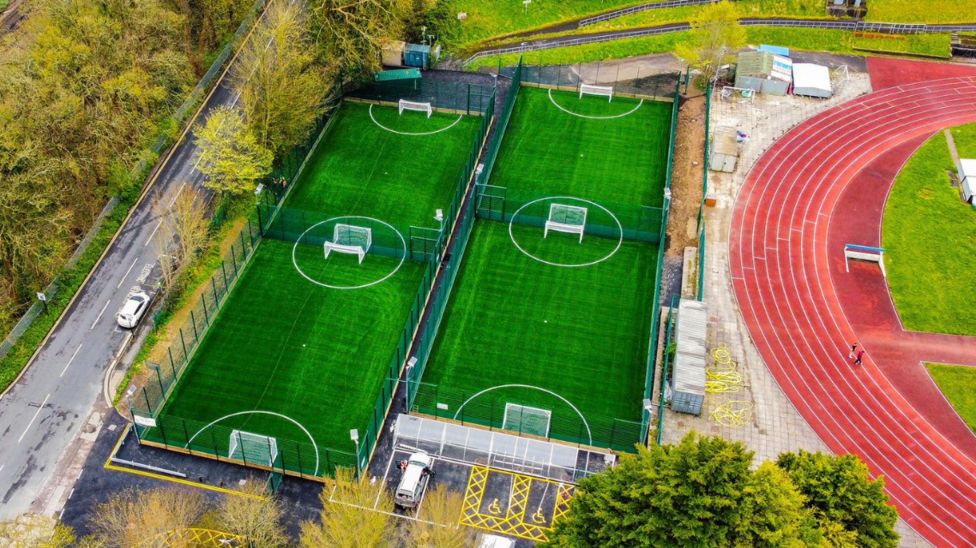 Brighton: New all-weather football pitches open at complex - BBC News