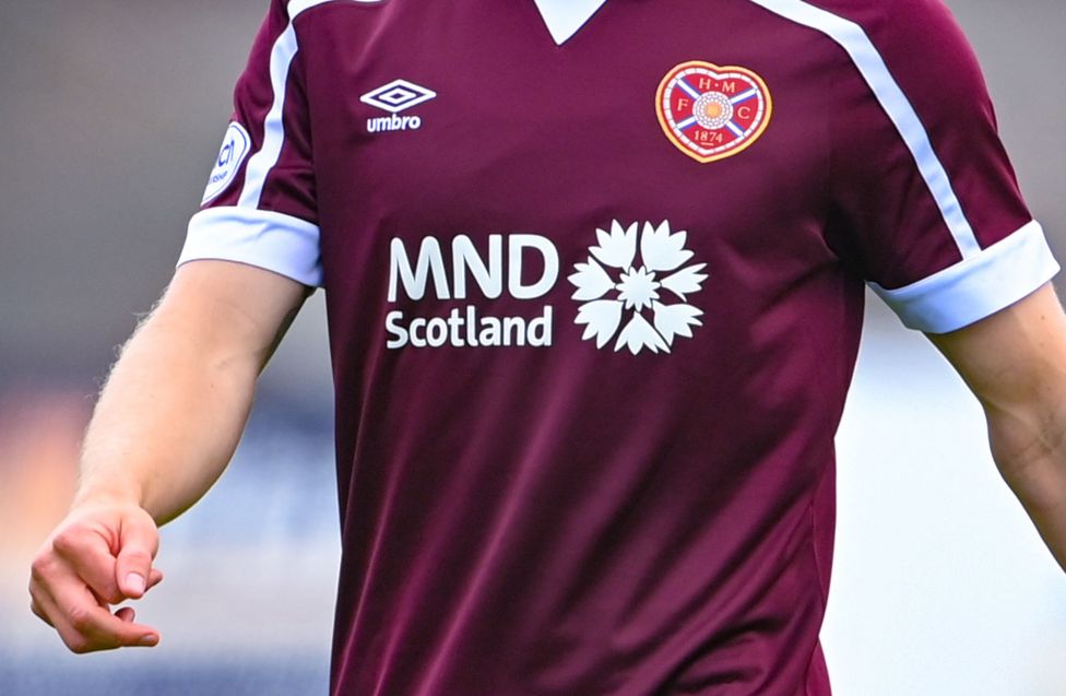 MND Scotland to continue as Hearts shirt sponsor - BBC Sport
