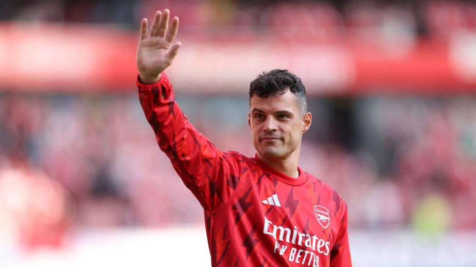 Arsenal bid farewell to Xhaka - BBC Sport
