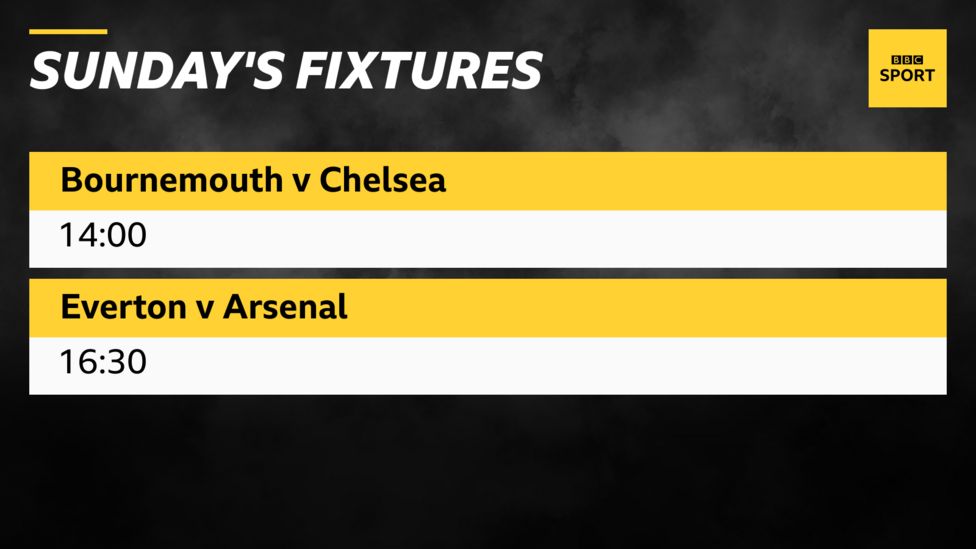 Premier League: Follow Sunday's games live - BBC Sport