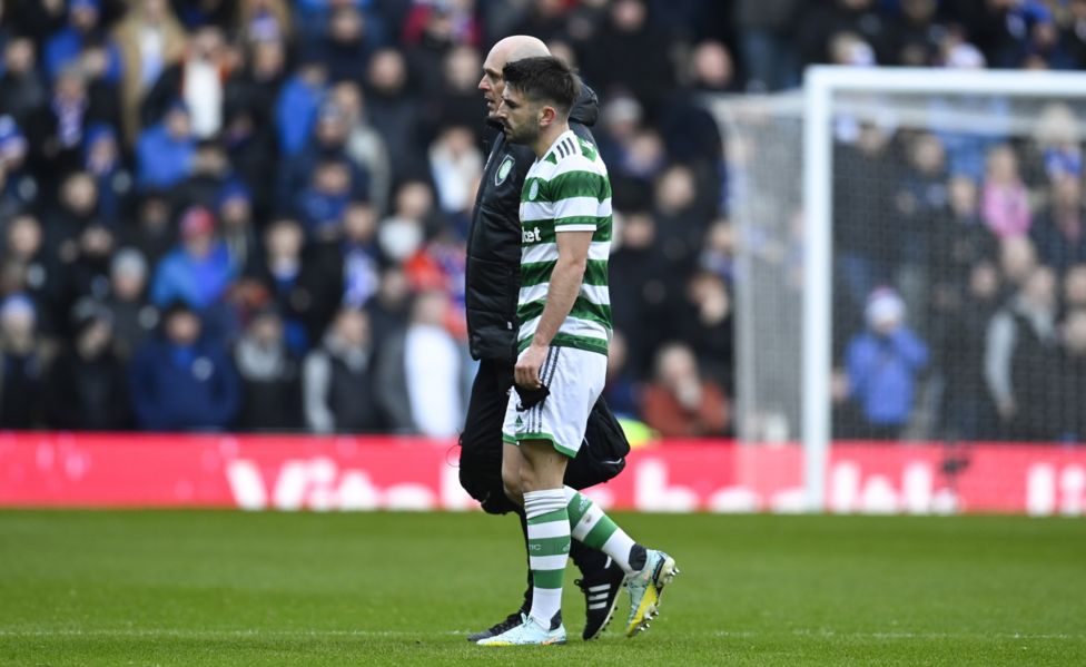 Celtic's Greg Taylor to miss two weeks with hamstring injury - BBC Sport
