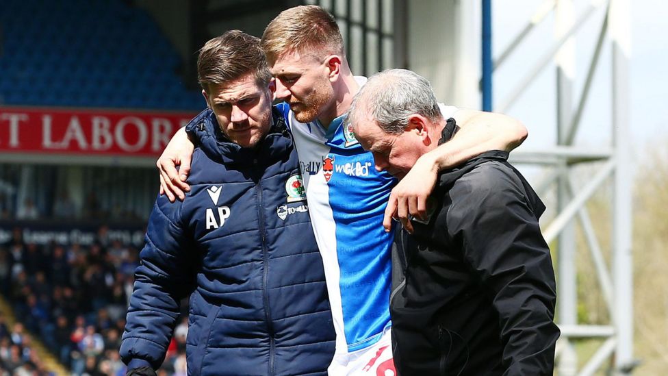 Scott Wharton: Blackburn Rovers defender sidelined by knee injury - BBC ...