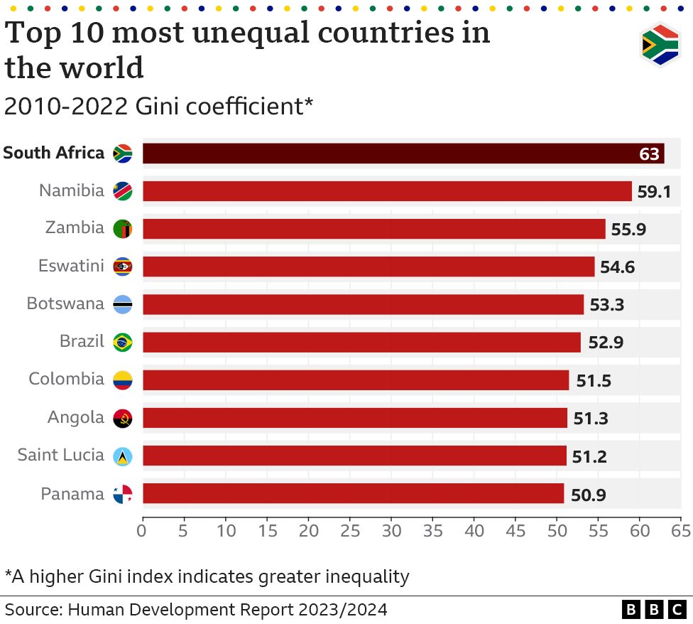 South Africa election 2024: Eight charts that help explain the issues ...