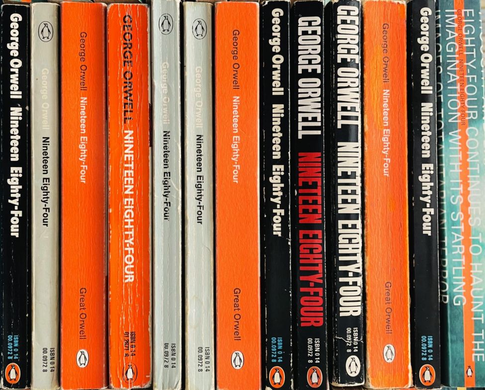 George Orwell's 1984: Artist collects 1,984 copies of book on ...