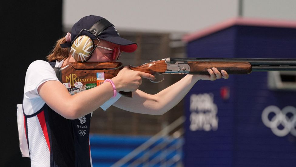 Shooting: Great Britain's Lucy Hall recovers after setback in women's ...