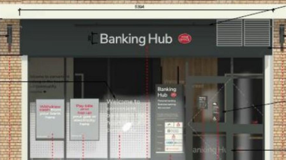 Darwen banking hub signs and access plan unveiled - BBC News
