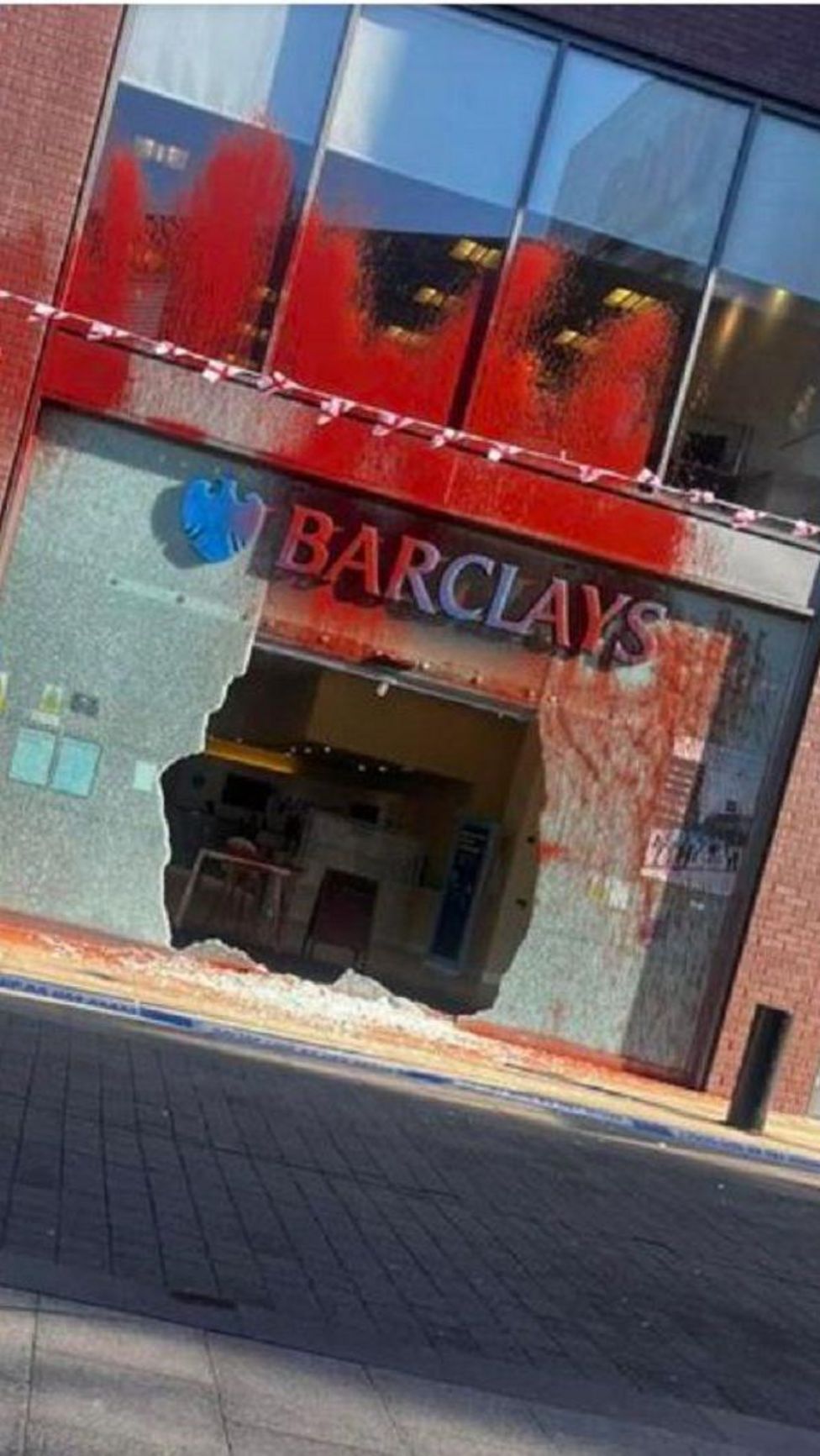 Barclays banks across UK targeted by pro-Palestine protesters - BBC News