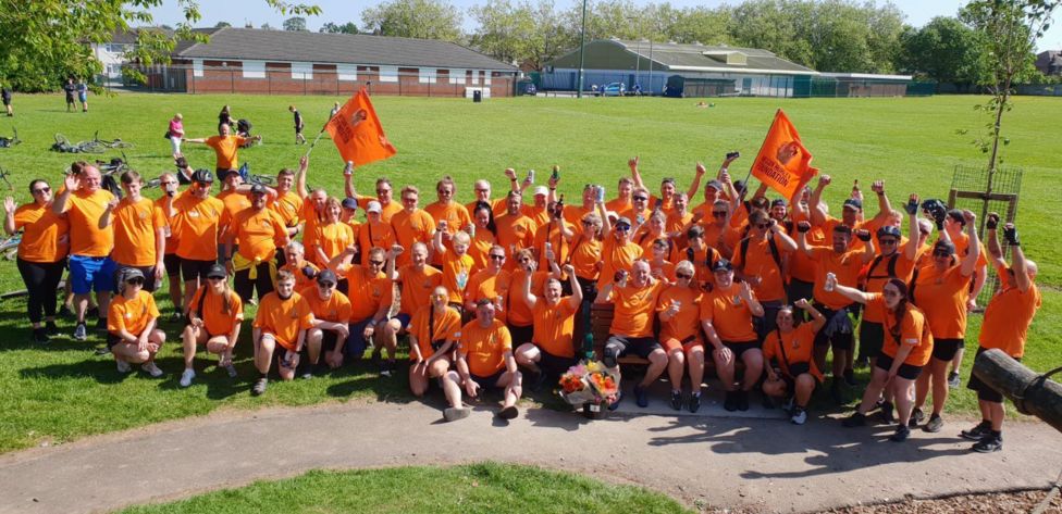 Manchester Arena bomb victim's family lead charity bike ride - BBC News