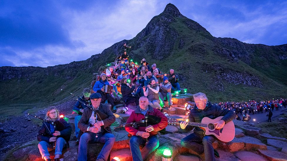 In Pictures: Celebrating the Giant's Causeway - BBC News