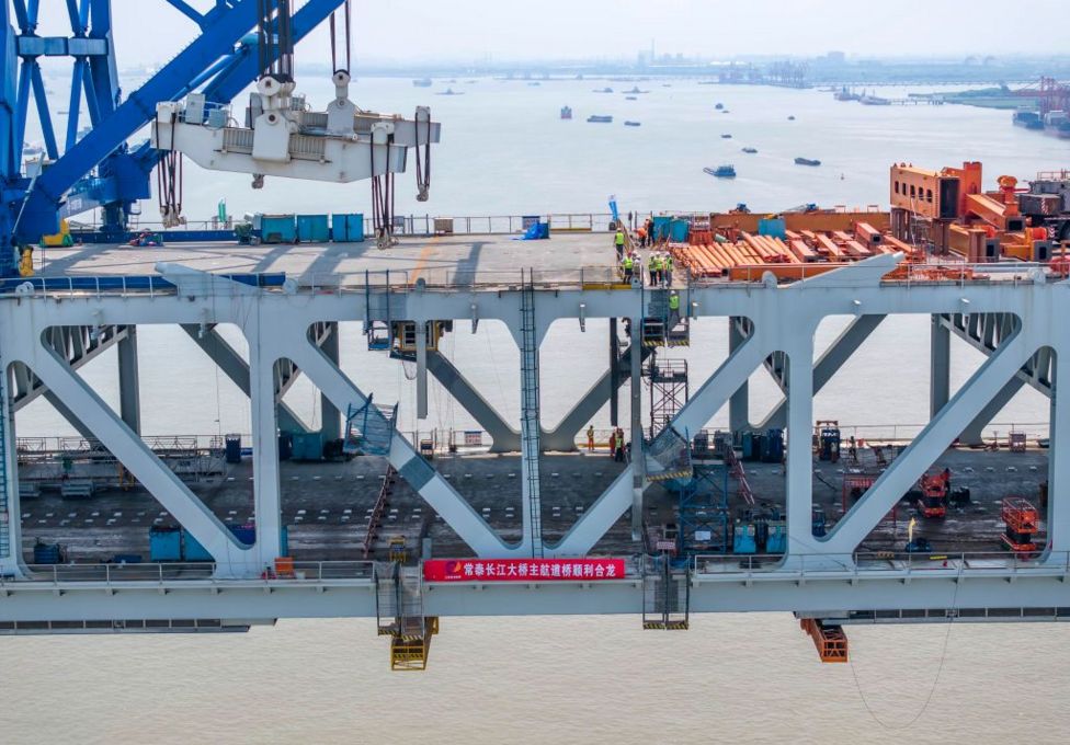 World's longest cable-stayed bridge is fully connected - BBC Newsround