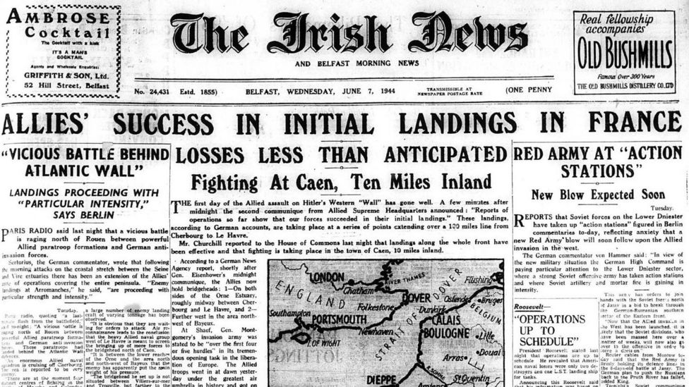 D-Day: What did NI’s newspapers report? - BBC News