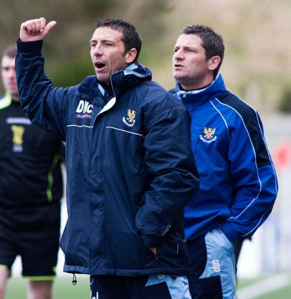 How Docherty ended McInnes' playing career... - BBC Sport