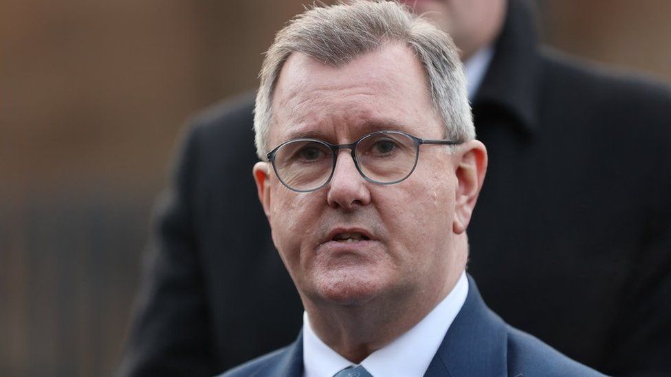 Sir Jeffrey Donaldson solicitor confirms election decision - BBC News