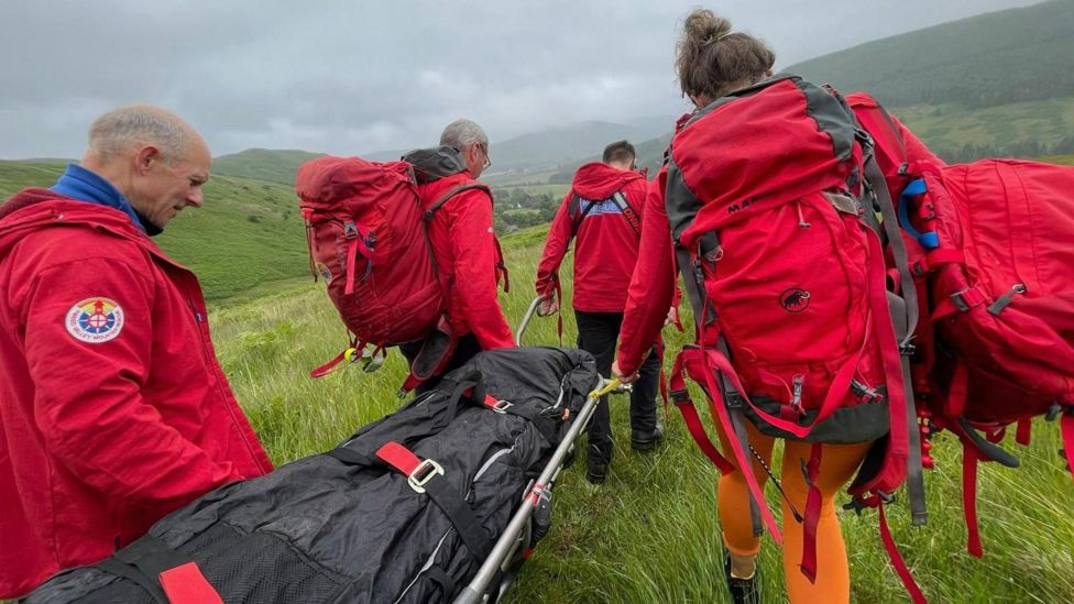 Tweed Valley Mountain Rescue Team called out twice in six hours - BBC News