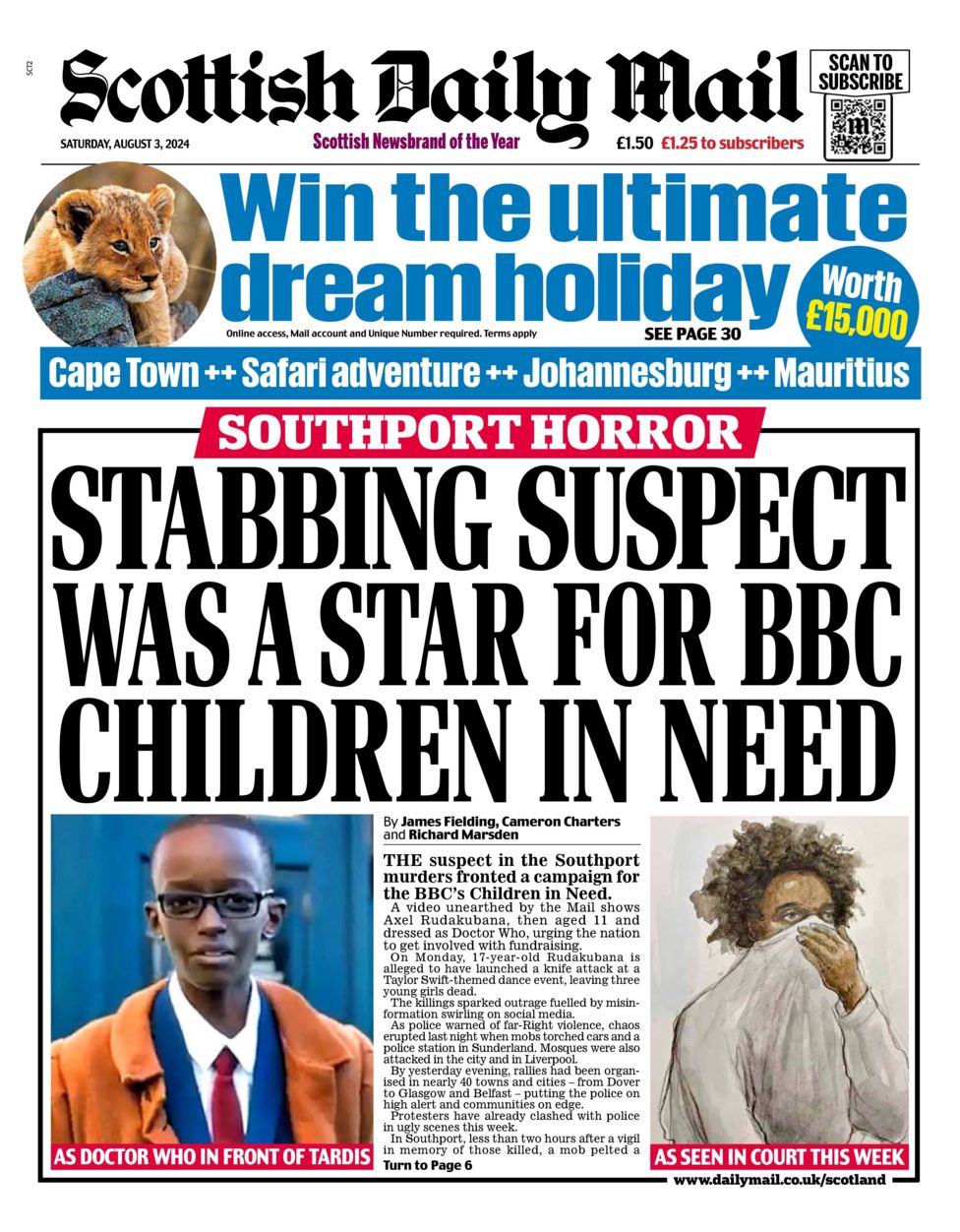 Scotland's papers: Edwards claims and further ferry delay - BBC News