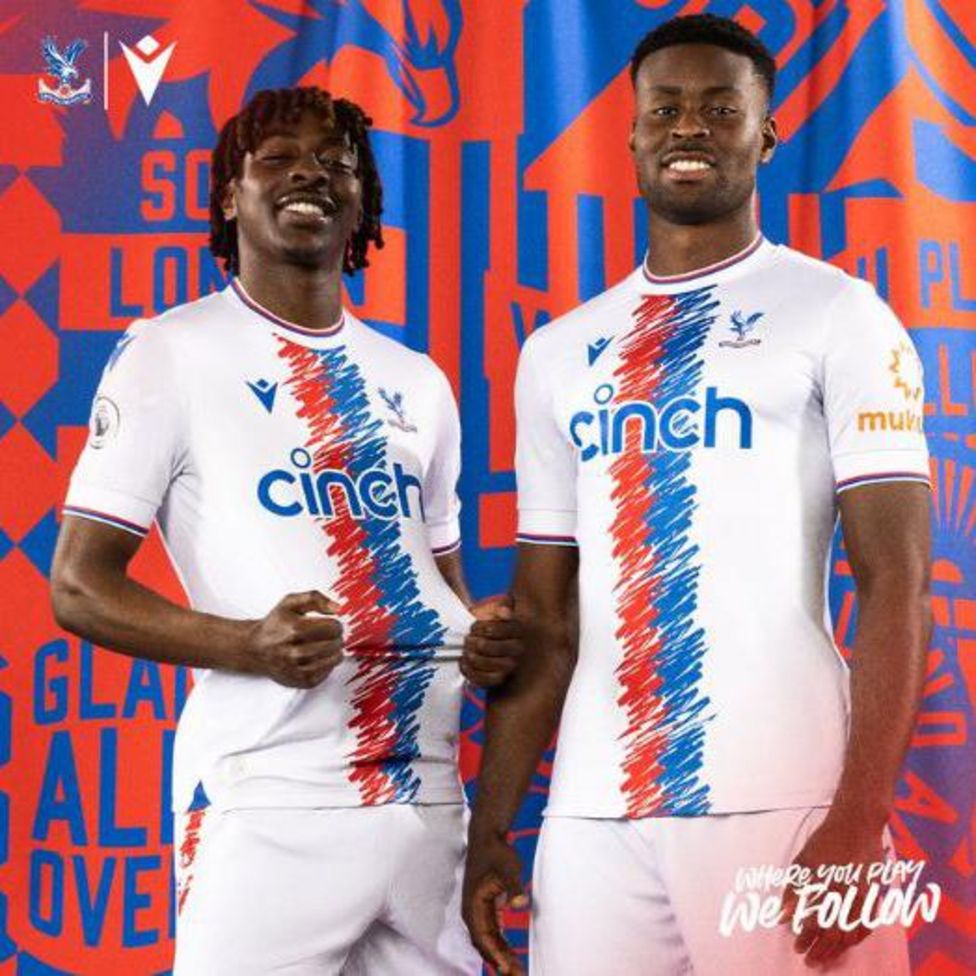 New Crystal Palace away kit lands - BBC Sport