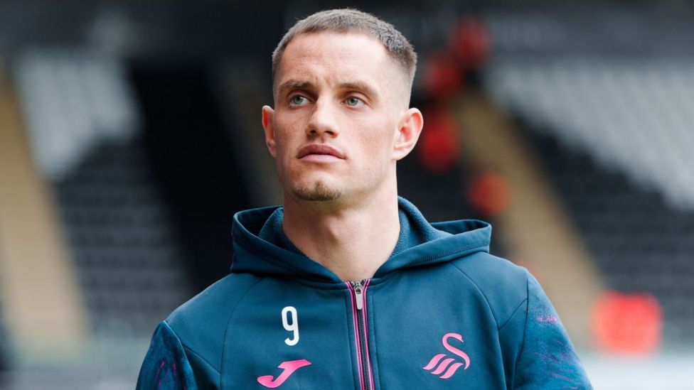Jerry Yates: Swansea striker set to join Derby on loan - BBC Sport