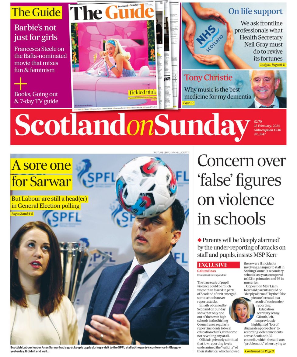 Scotland's papers: Migrant pressure and 'neglected' Scottish roads ...