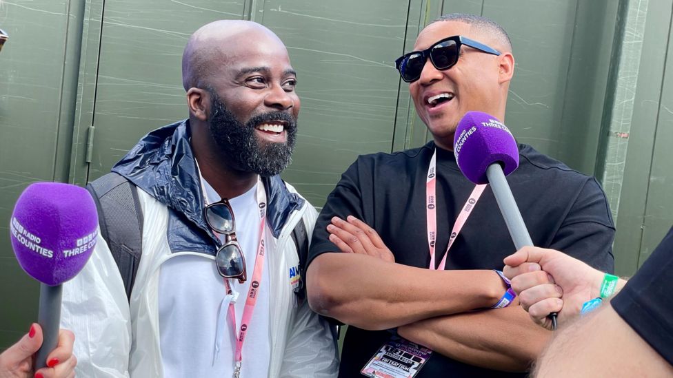 Radio 1 stars Rickie & Melvin: 'We met in Luton' - BBC News