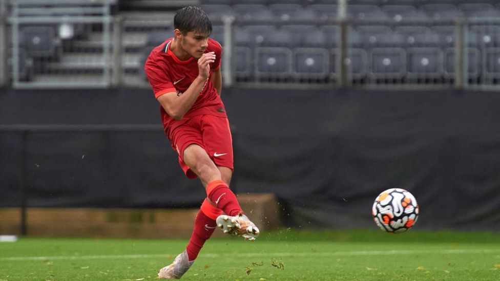 Liverpool: The famous ball boy tearing it up at the academy - BBC Sport
