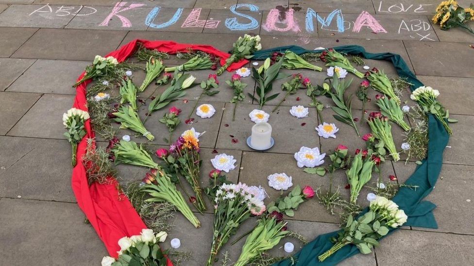 Vigil held in Bradford in memory of stab victim Kulsuma Akter - BBC News