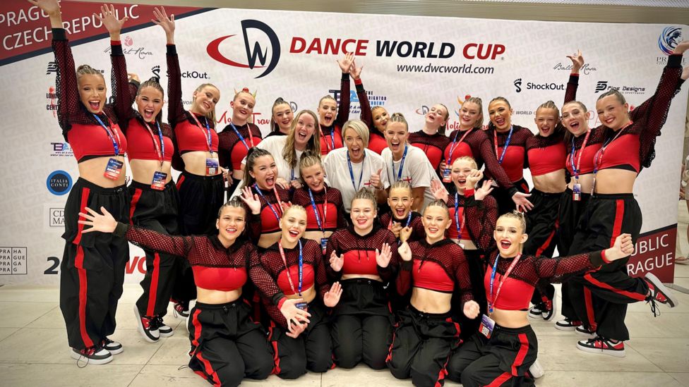 Dance World Cup: Troupe take Knaresborough to the world stage - BBC News