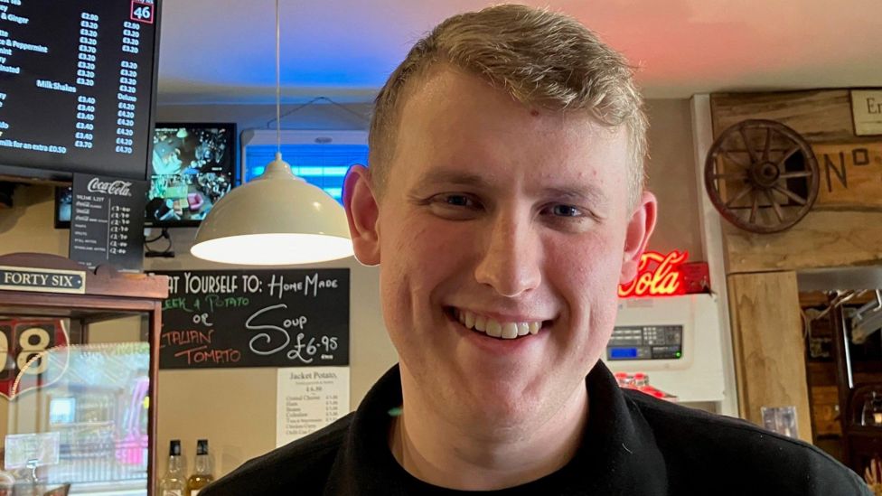 Cost of living: Neath cafe owner says costs are rising - BBC News