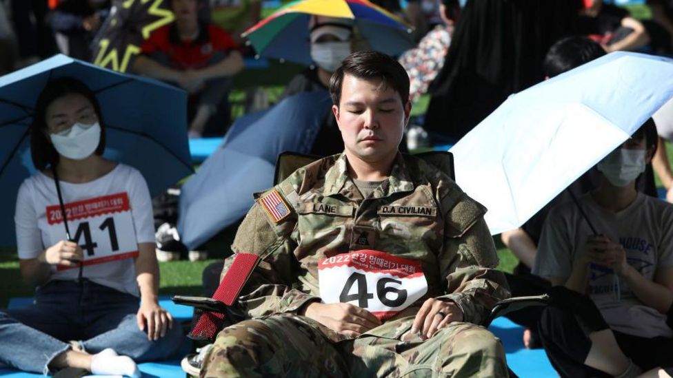 Spaced-out competition in South Korea - BBC Newsround