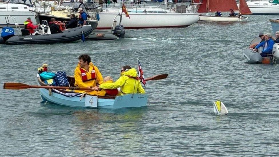 Classic boats rescued after incident at racing regatta - BBC News