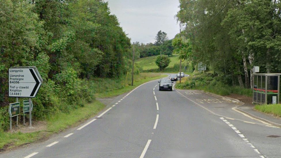 Llanbister: Motorcyclist dies at scene of crash with car - BBC News