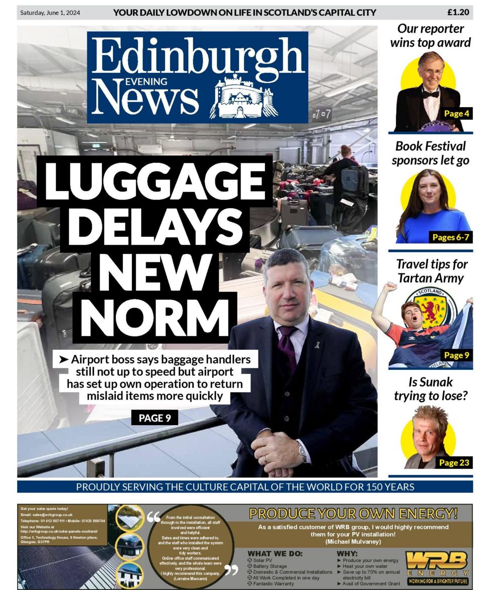 Scotland's papers: Matheson iPad police complaint and 'Trump rages' - BBC News