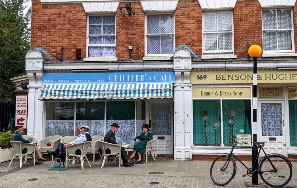 Coventry street transformed for 1950s drama - BBC News