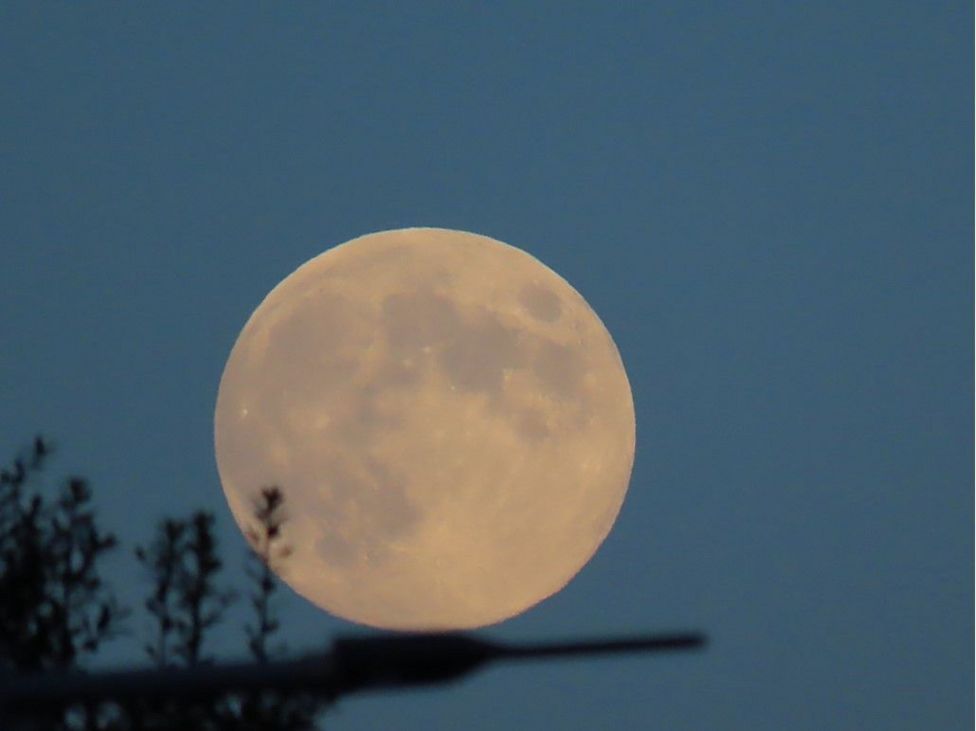 In pictures: Cold Moon over Scotland - BBC News