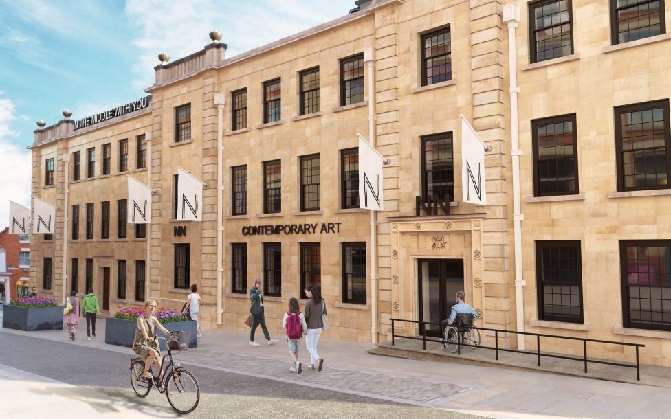 Designs for Northampton modern art gallery's rooms revealed - BBC News