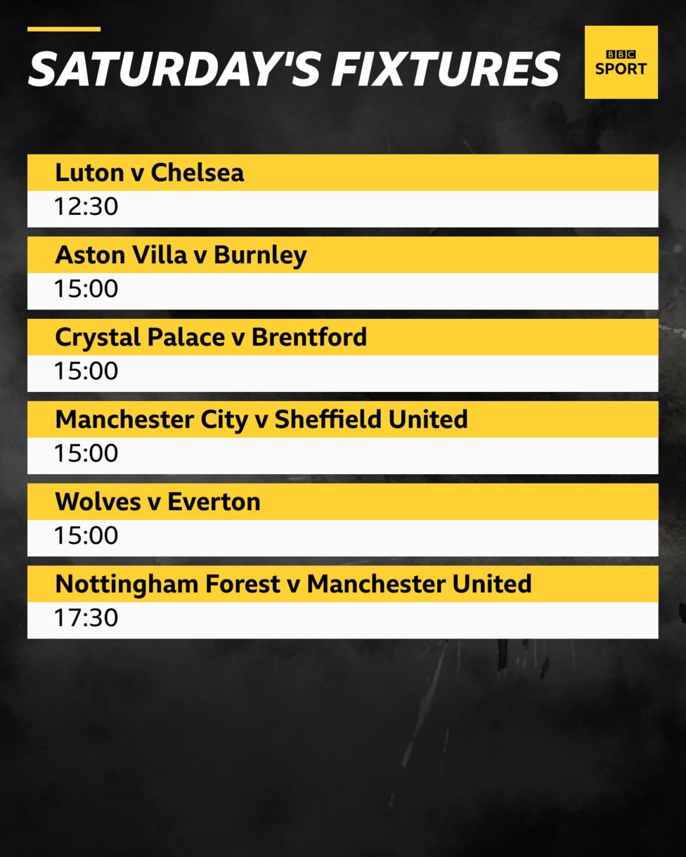 Follow Saturday's Premier League games live on BBC Sport - BBC Sport