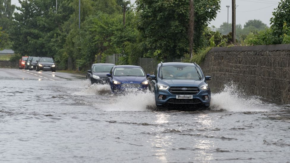 Heavy rain hits travel in north and north east Scotland - BBC News