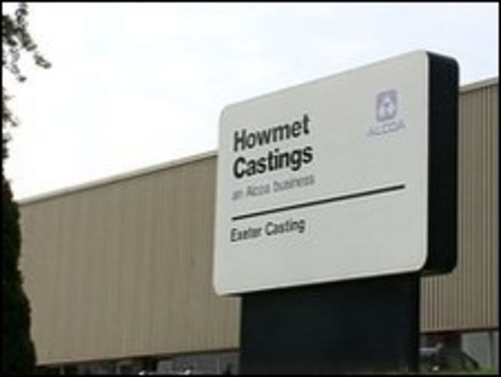 Union hopes to limit Alcoa Howmet job cuts in Exeter - BBC News