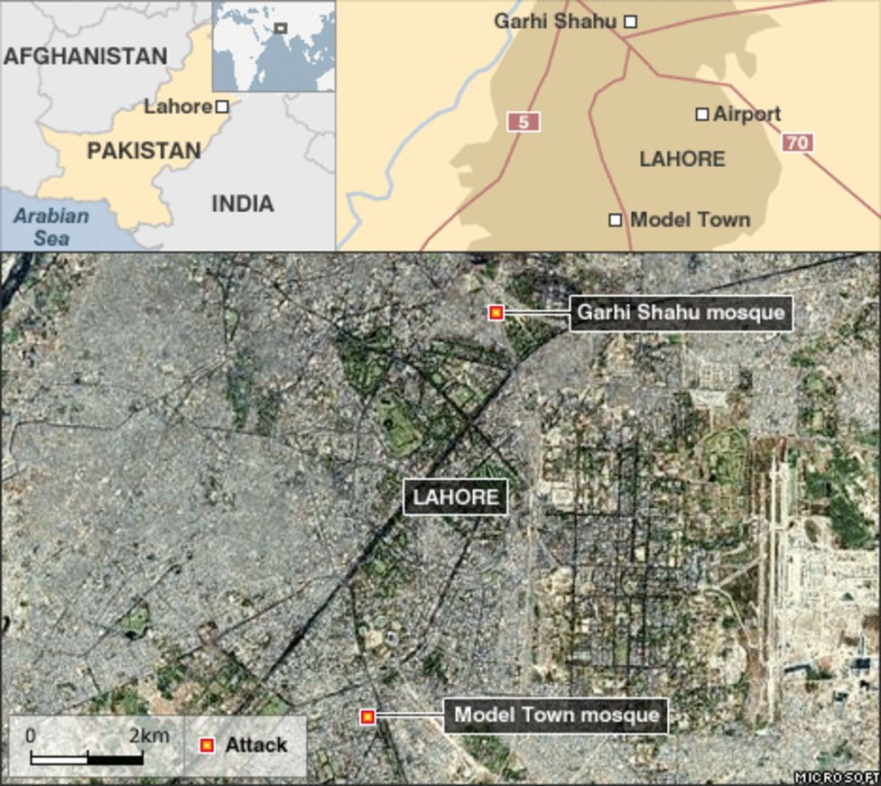 Pakistan Ahmadis bury Lahore mosque attacks victims - BBC News