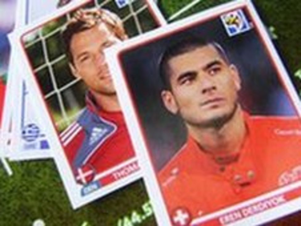 Football sticker craze captures young and old in Brazil - BBC News