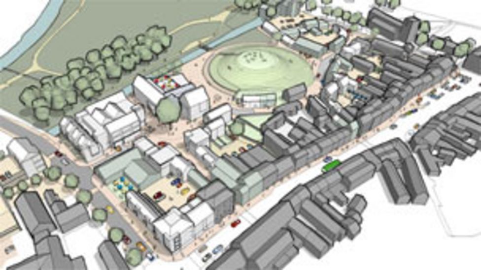 Scheme to redevelop Towcester backed backed by planners - BBC News