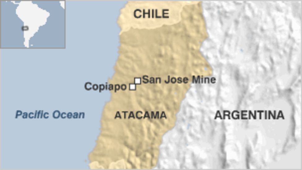Rescuing 33 miners trapped in Chile 'to take months' - BBC News