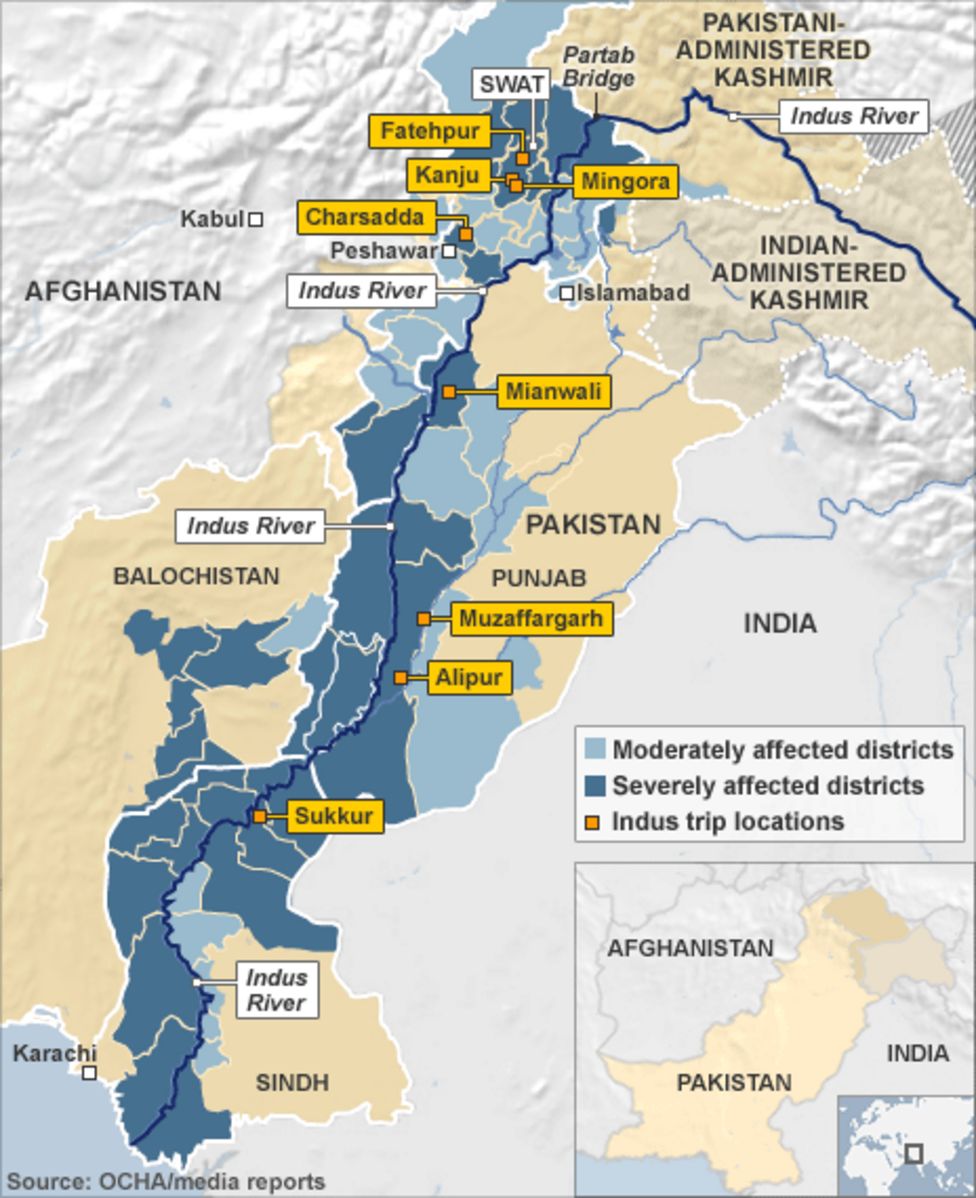 Pakistan Indus flood diary - day six - BBC News