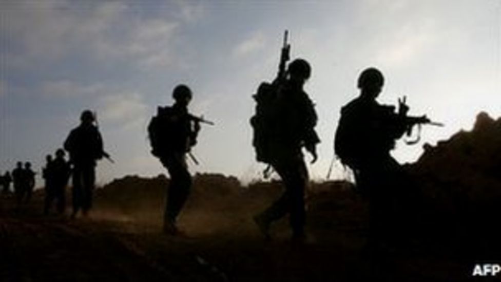 Two Israeli soldiers guilty of using human shield in Gaza - BBC News