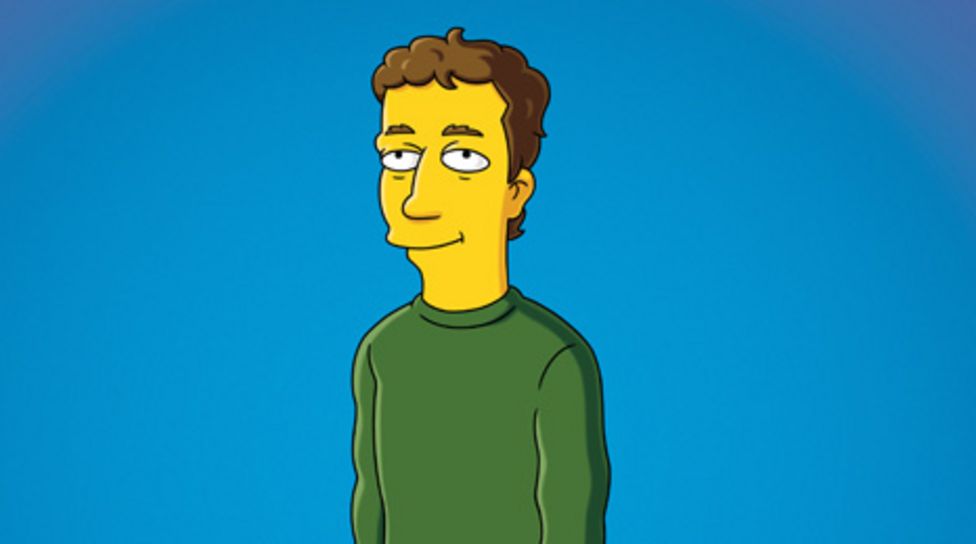 Facebook founder Mark Zuckerberg appears on Simpsons - BBC News
