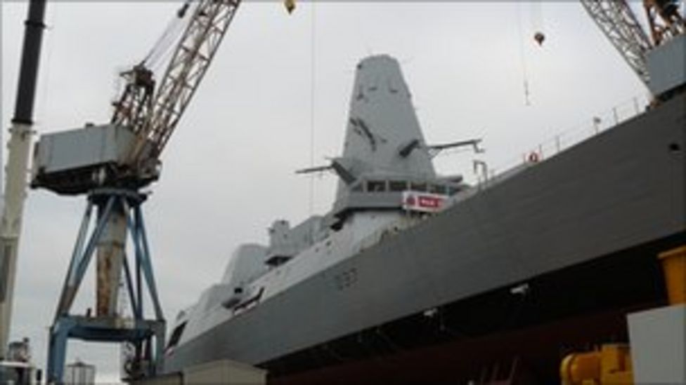 HMS Duncan launch 'something to savour' - BBC News