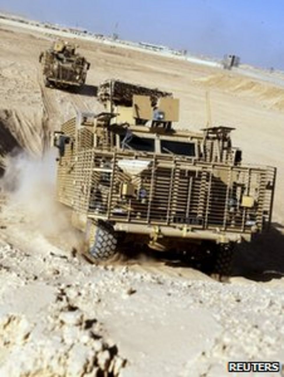 UK troops in Afghanistan get Wolfhound armoured vehicle - BBC News
