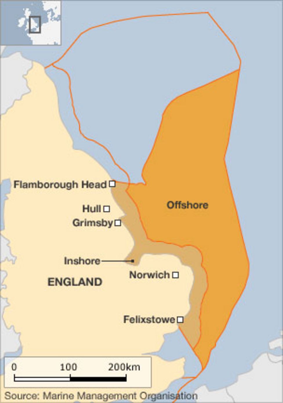 First marine plan area in North Sea - BBC News