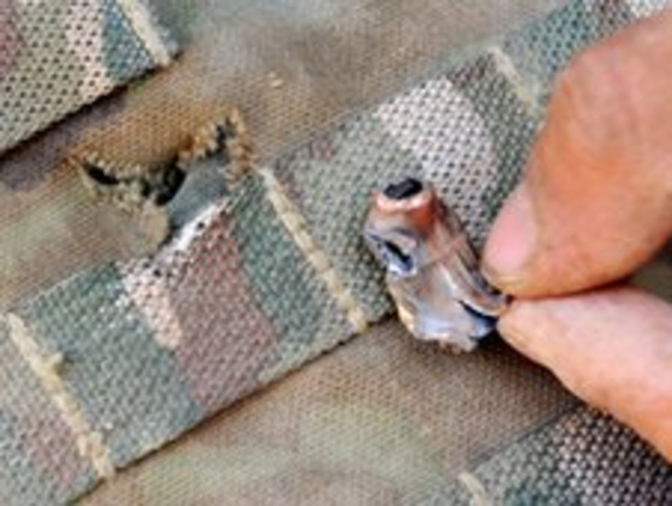 New body armour saves soldier's life in Afghanistan - BBC News
