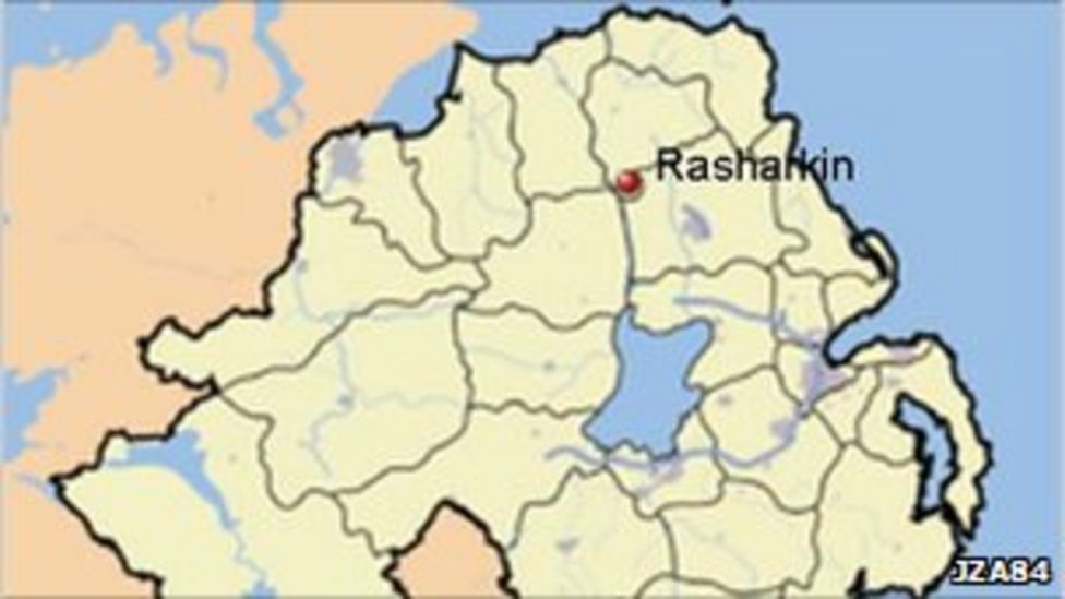 Rasharkin family 'shaken' following stone attack - BBC News