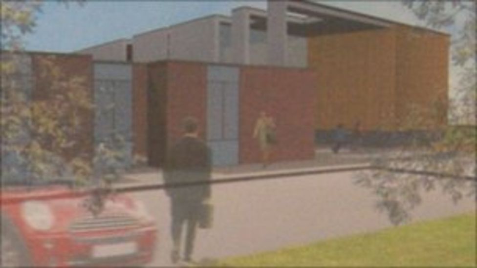 Berkshire's Denefield School's £10m plans go on show - BBC News